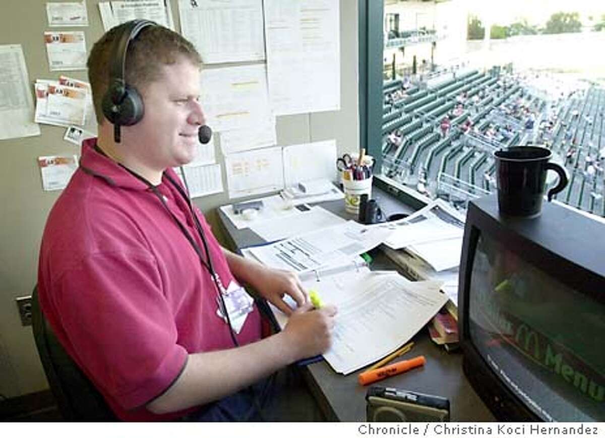 Doug Greenwald: here comes the son / Promising announcer eyes dad's old job