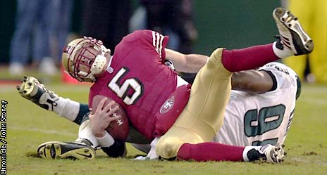 Garcia once again proves he's aching to play quarterback