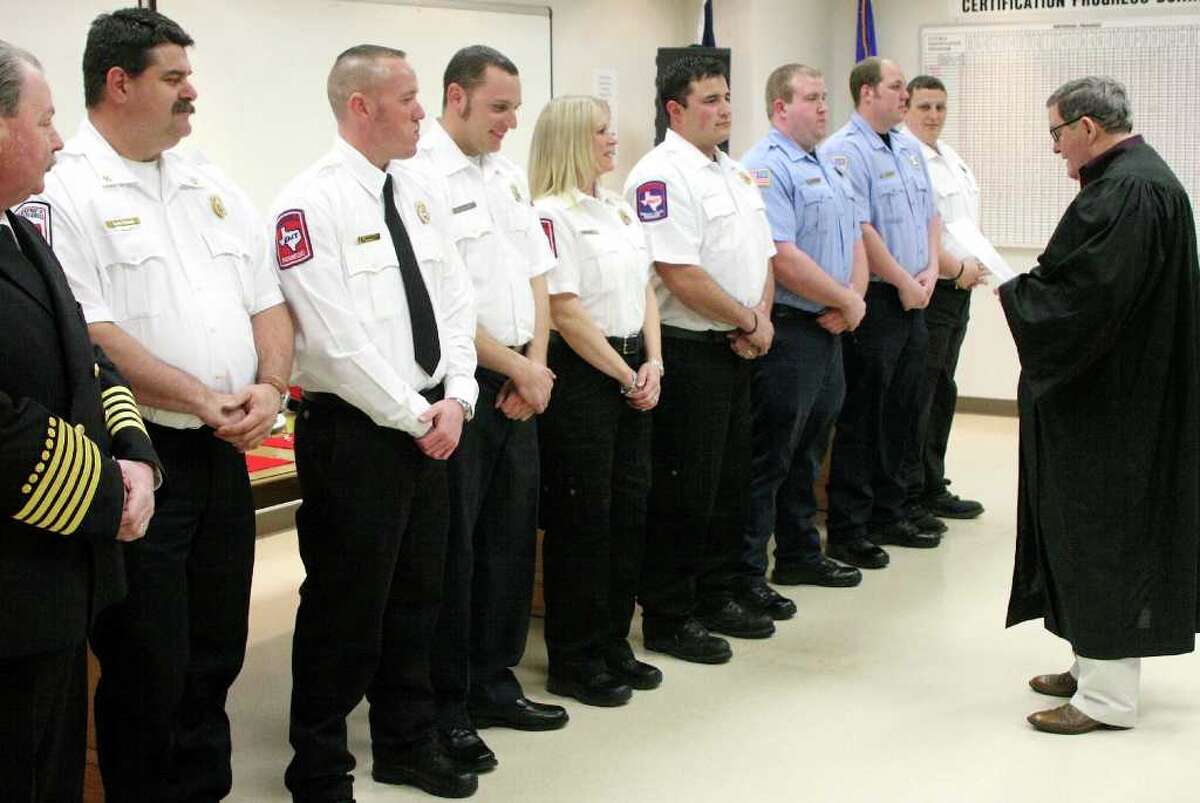 Firefighters promoted in ceremony