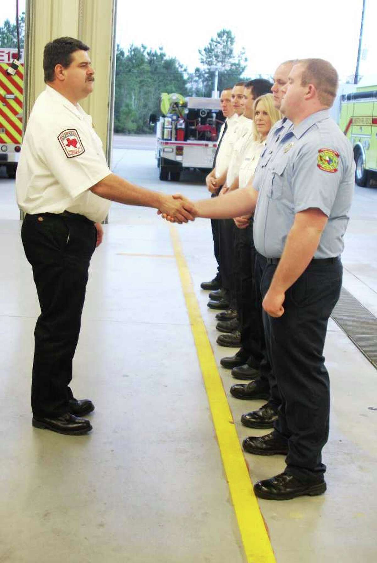 Firefighters promoted in ceremony