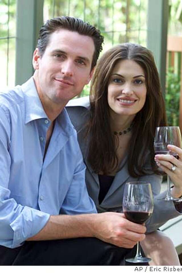 Newsom, wife decide to end 3-year marriage / Careers on opposite coasts ...