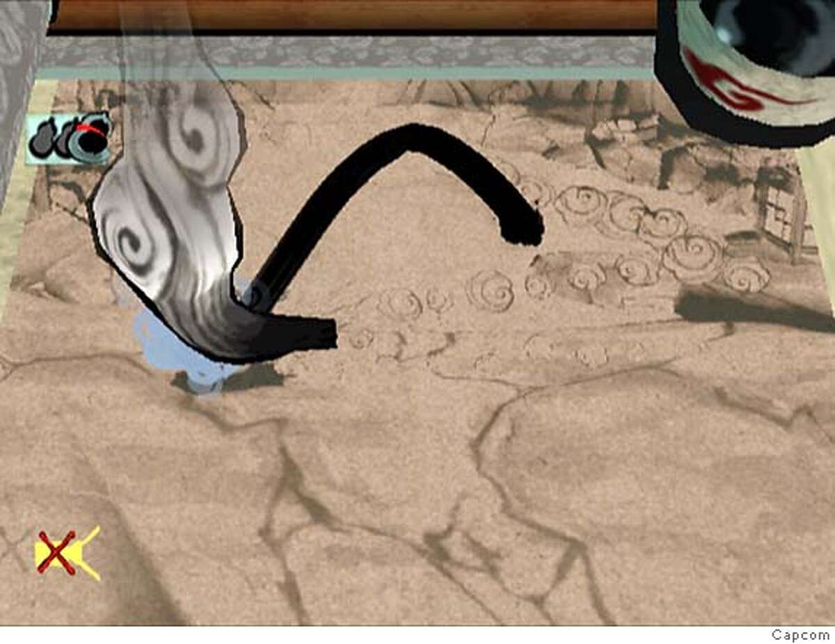 Okami's hero is a god of creation, not destruction, and an artist to boot