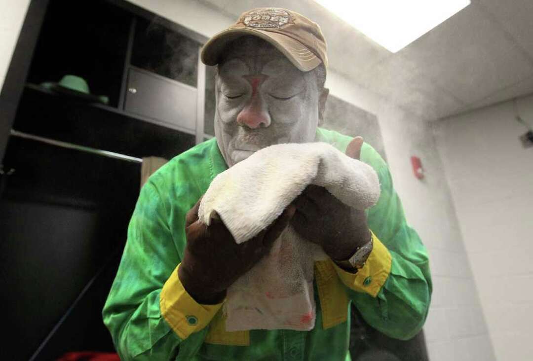 This clown gets plenty of laughs, danger on job