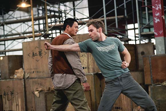 Buddhist monk who can throw a mean punch / Chow Yun-Fat an appealing lead