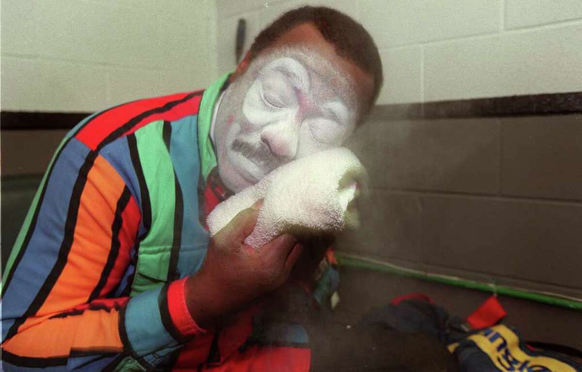 This clown gets plenty of laughs, danger on job