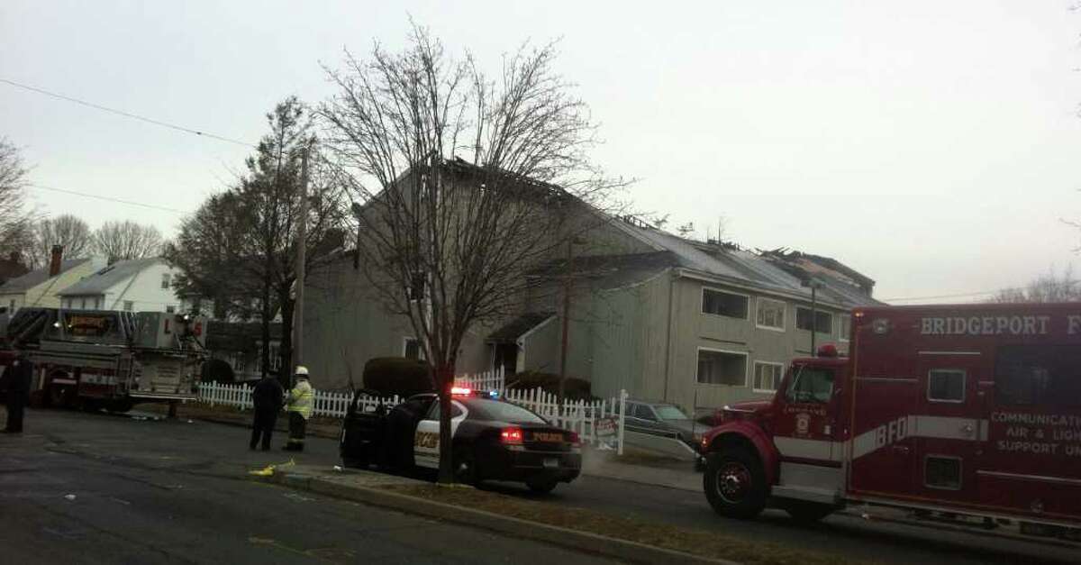 Two-alarm fire guts Bridgeport condo complex