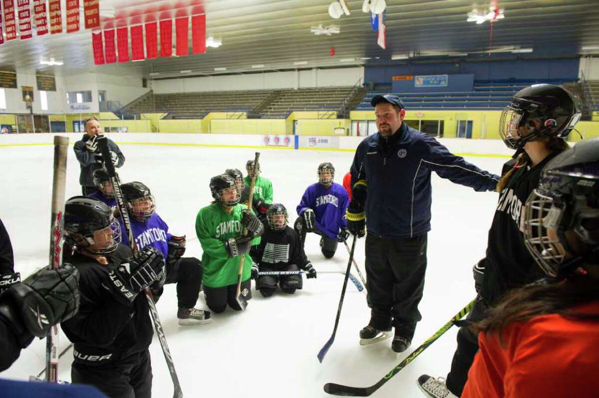 Stamford's girls' hockey team breaks ice