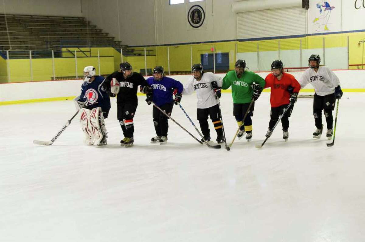 Stamford's girls' hockey team breaks ice