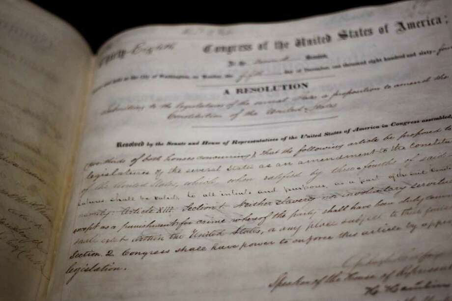 Emancipation Proclamation on display - Houston Chronicle