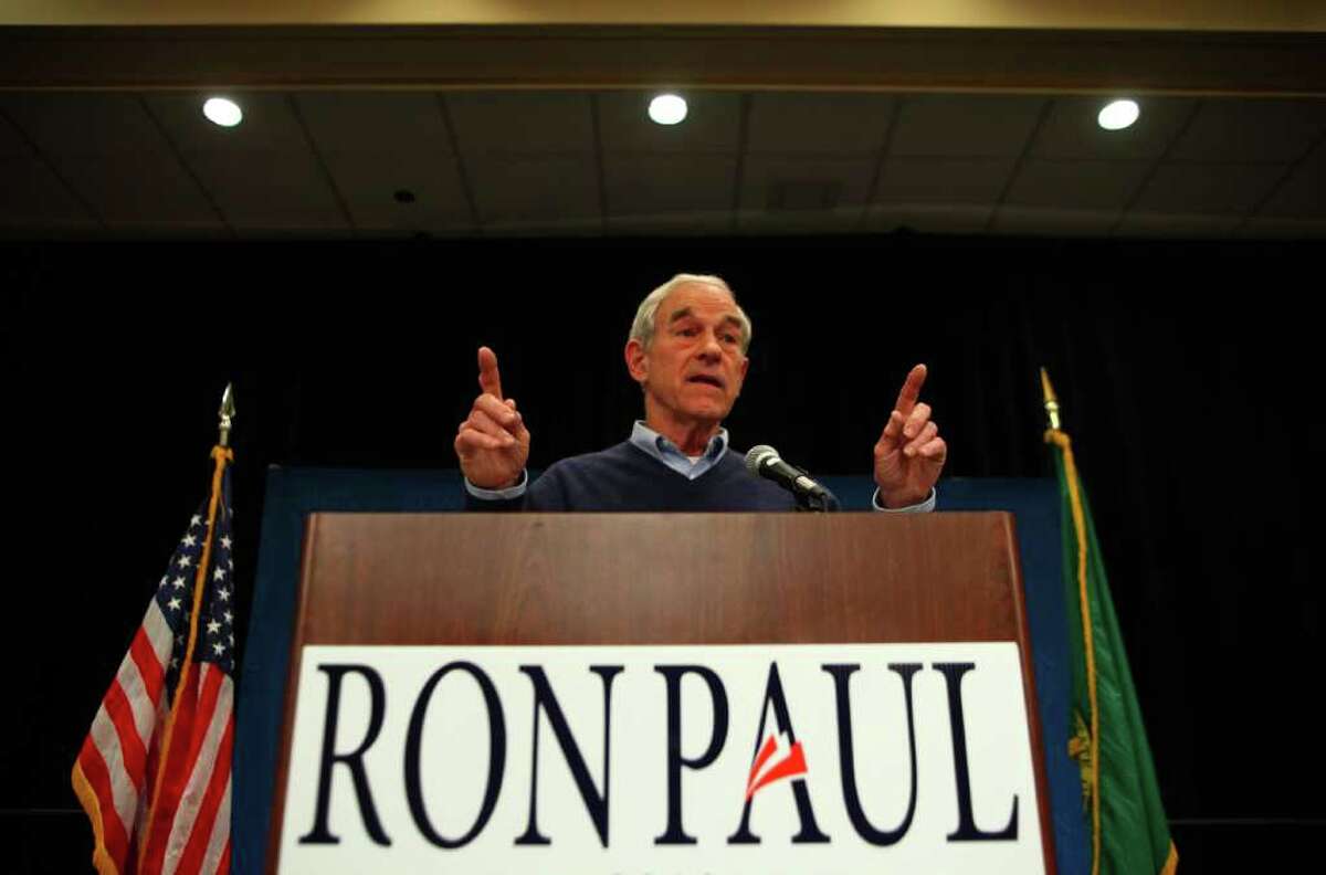 Ron Paul rally in SeaTac