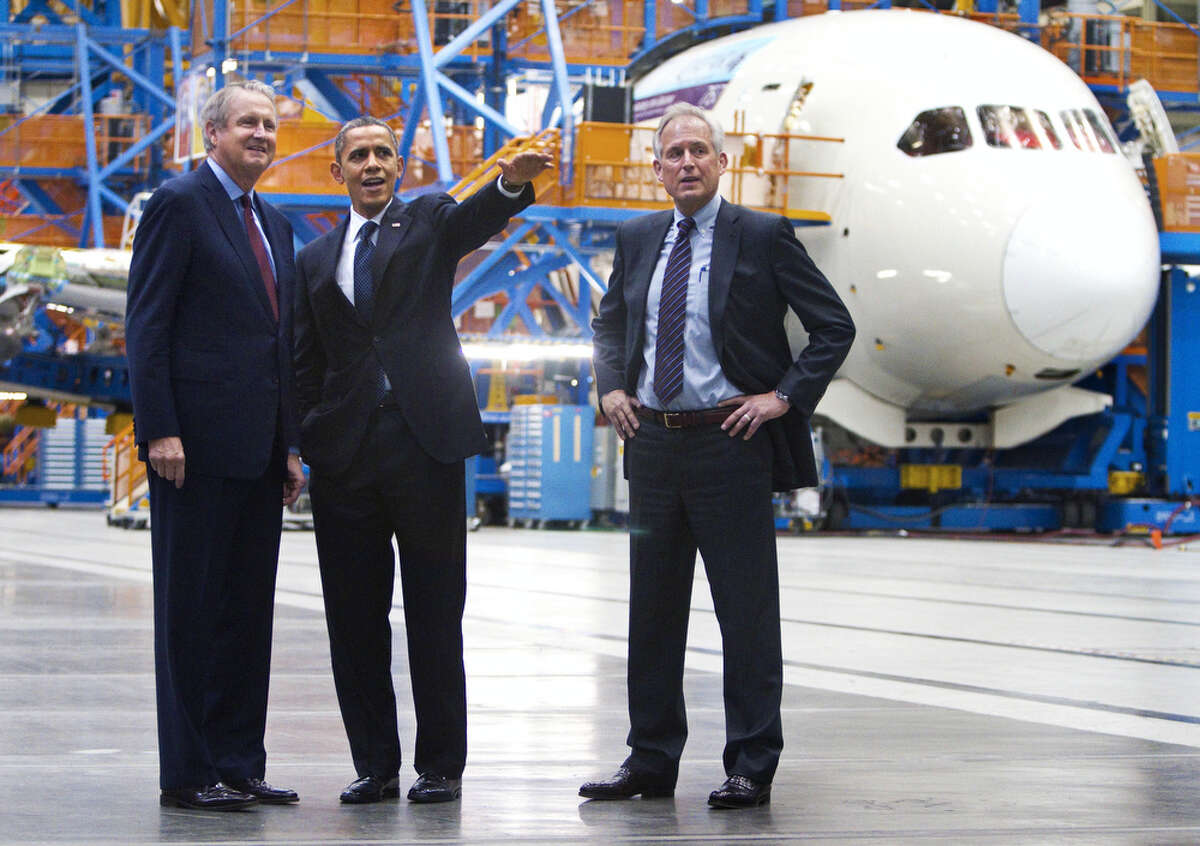 President Obama hails exports at Boeing