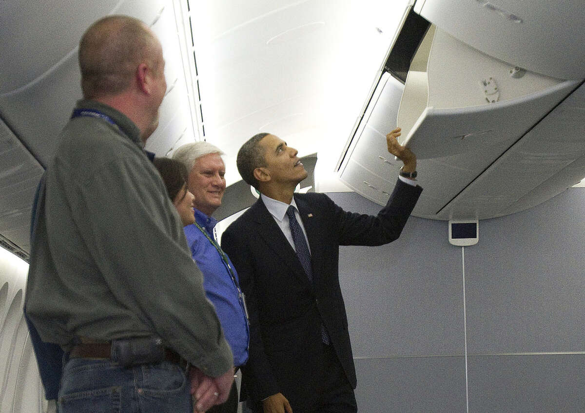 President Obama hails exports at Boeing