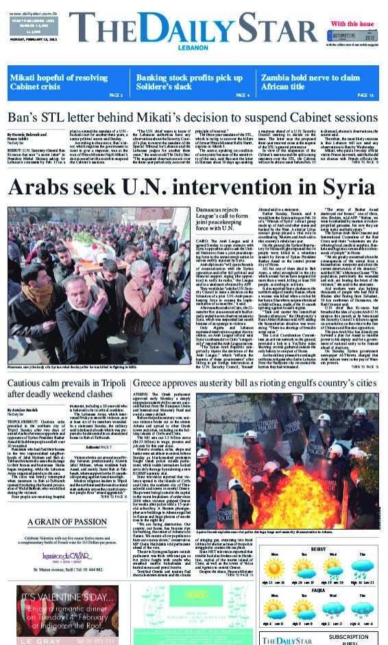 Front pages from around the globe