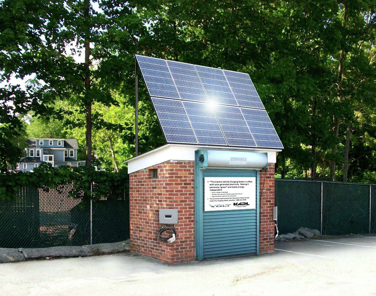 Solar-powered car charging station proposed downtown