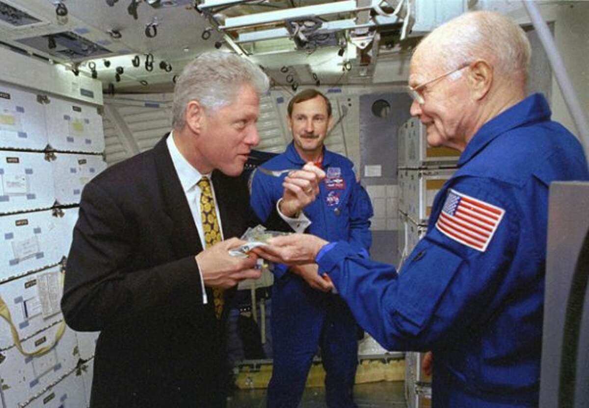 The story behind the 'fireflies' that astronaut John Glenn saw in space