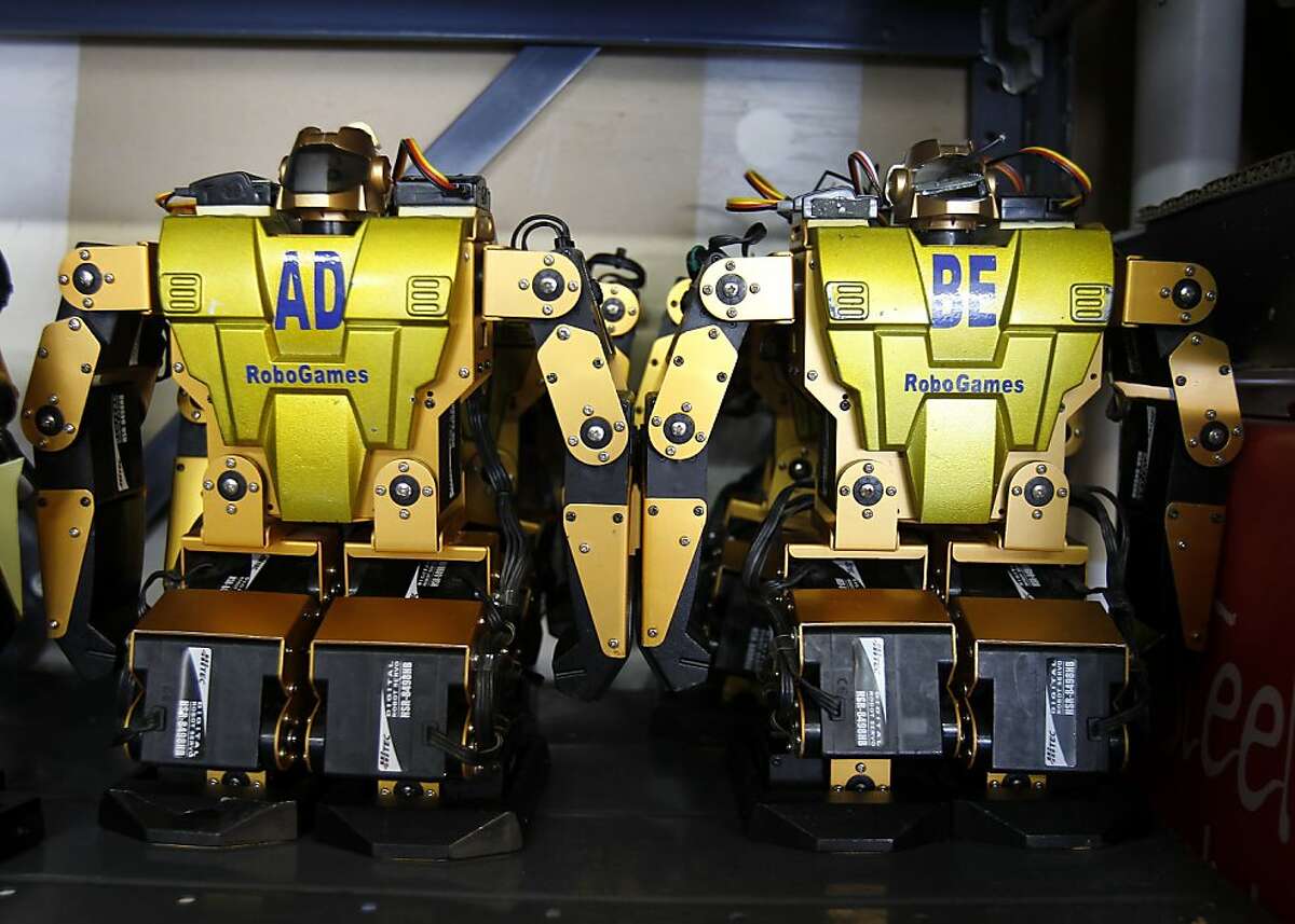 Robot making the mechanics of couple's love