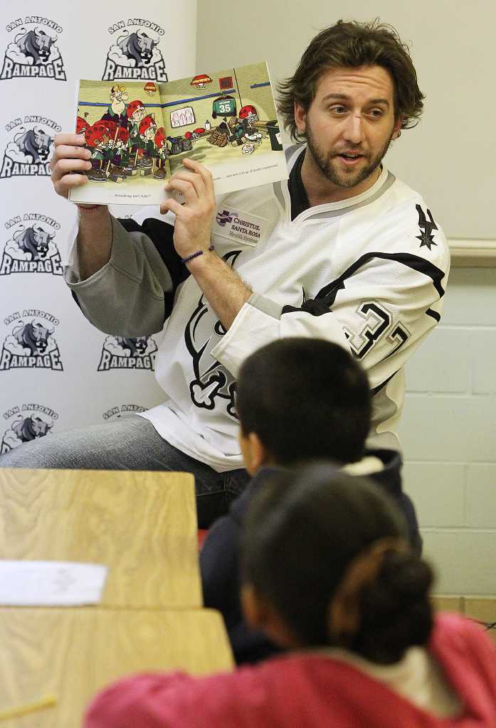 Rampage duo urge kids to Stick with Reading