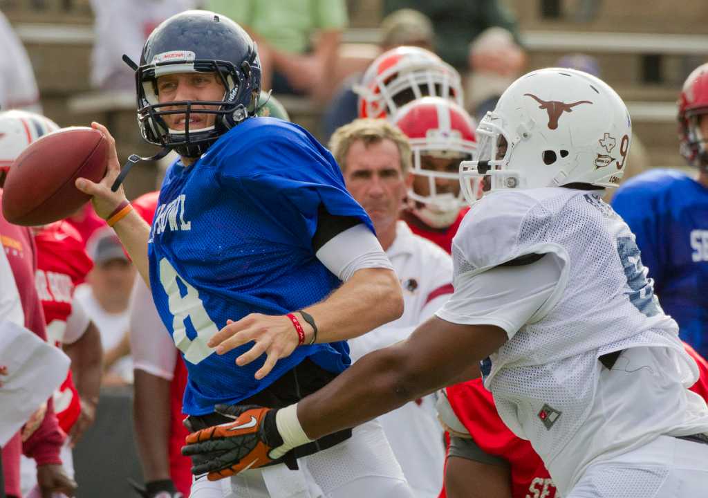 Kelly grad Randall completes combine drills