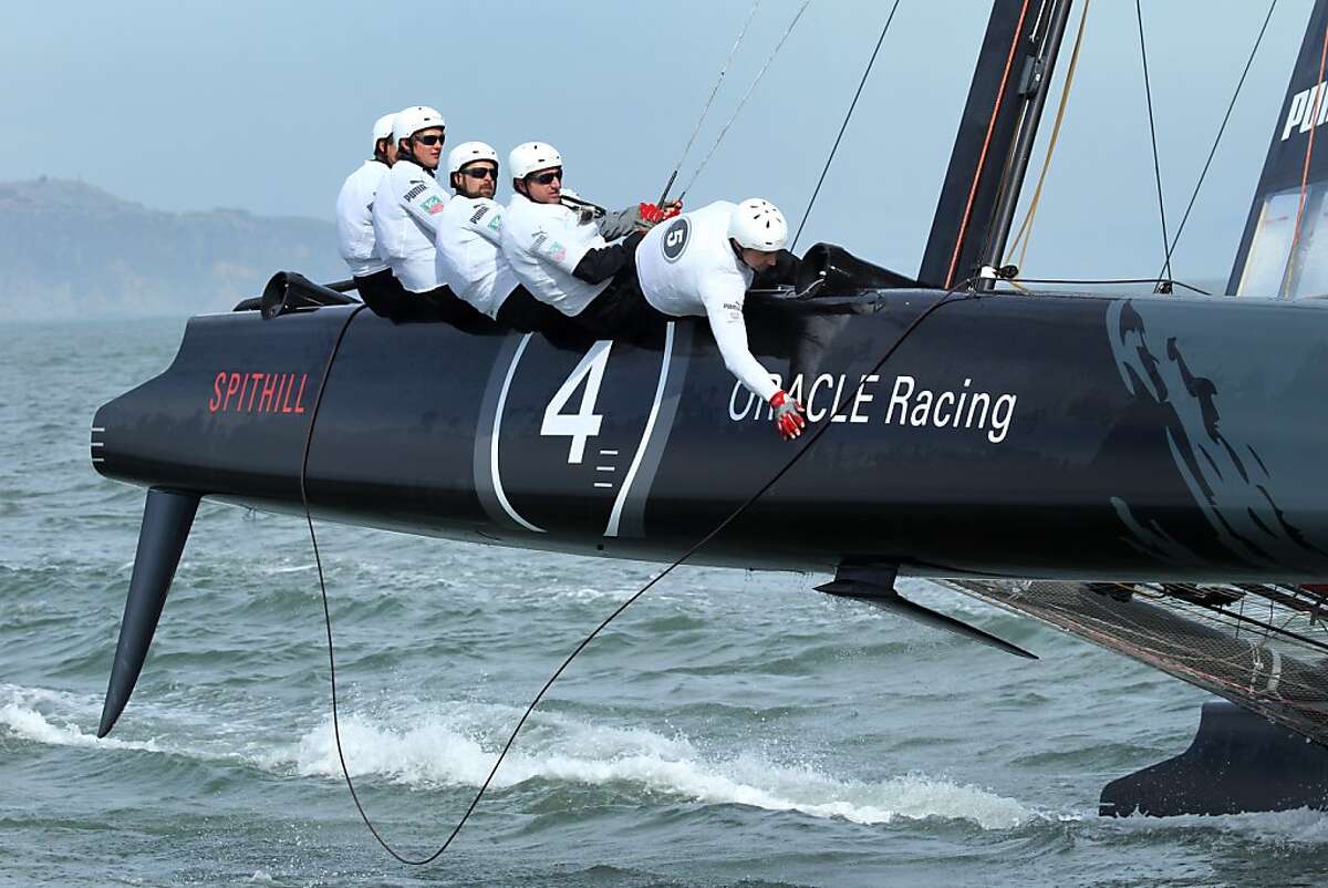 Oracle Racing shows off America's Cup effort