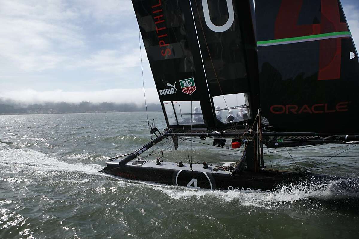 Oracle Racing shows off America's Cup effort