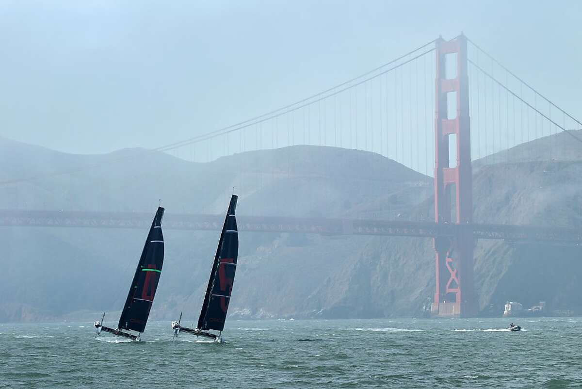 Oracle Racing shows off America's Cup effort