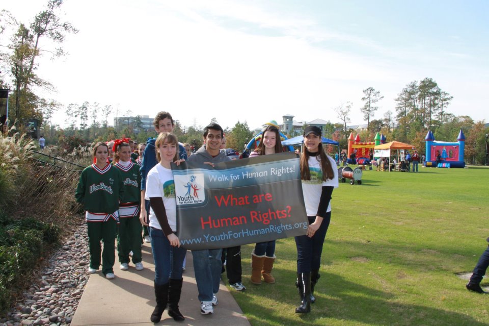 Woodlands student holds Human Rights Day walk