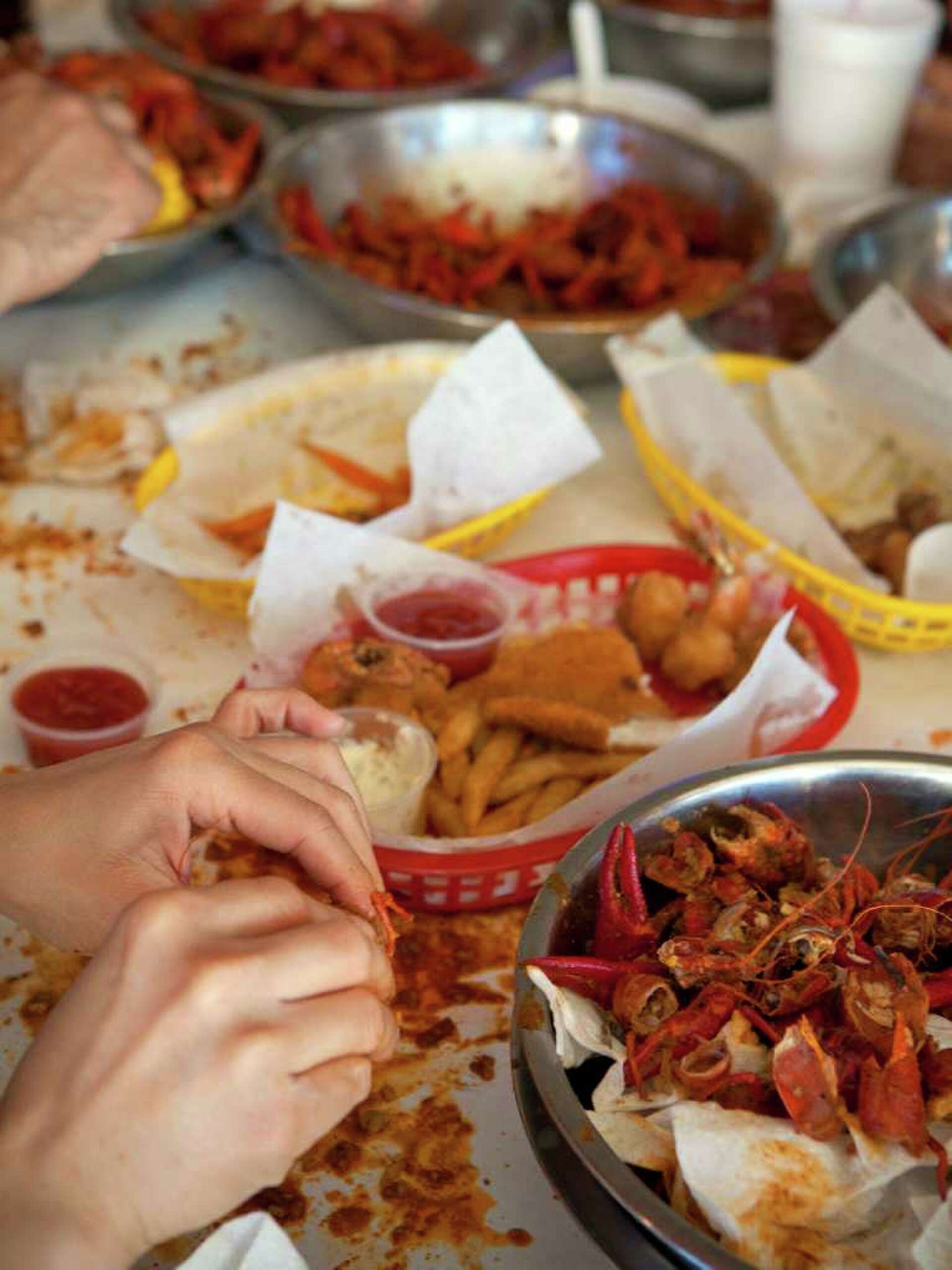 90. Crawfish & Noodles