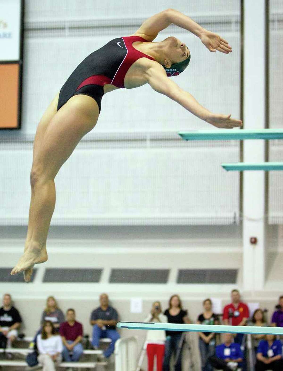 Woodlands diver Cook sets record at state tournament