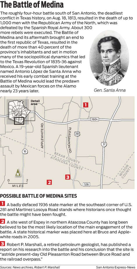 Battle of Medina site found, geologist says - San Antonio Express-News