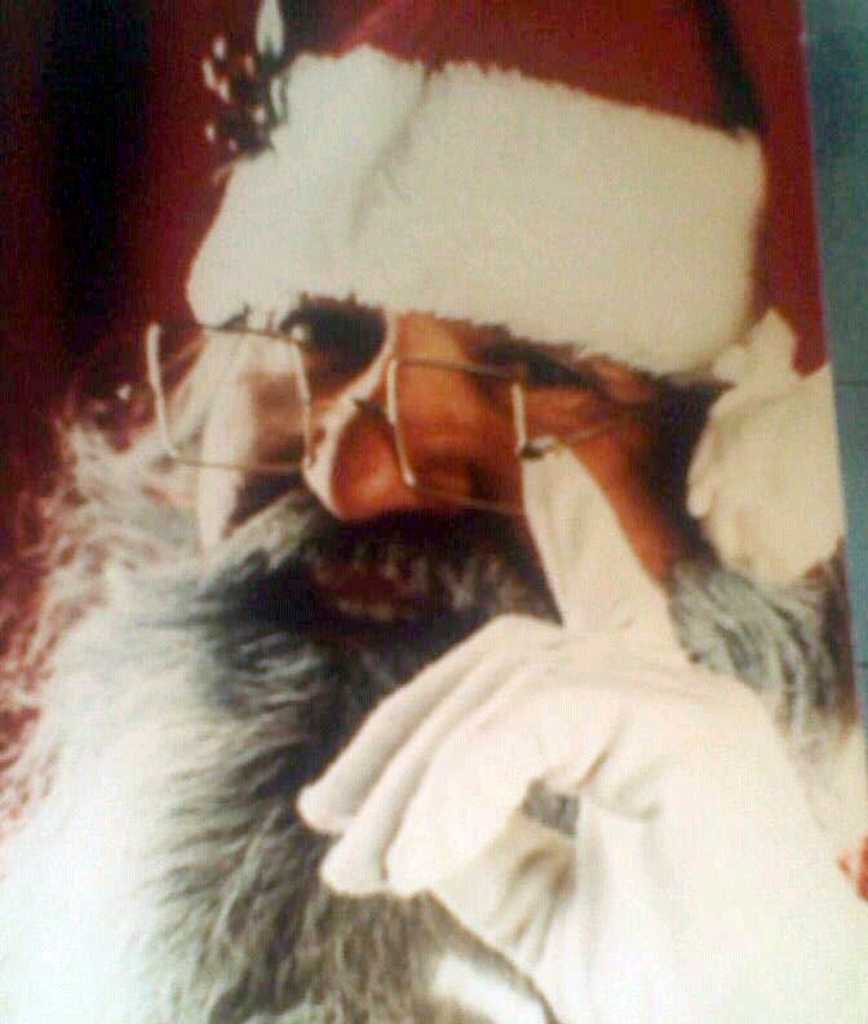 Jolly Longoria, 78, was a natural as Santa Claus