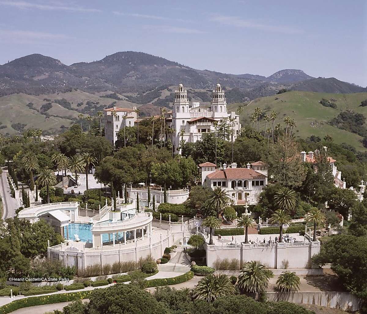 You can now take a dip in the Hearst Castle swimming pool, but it's not ...