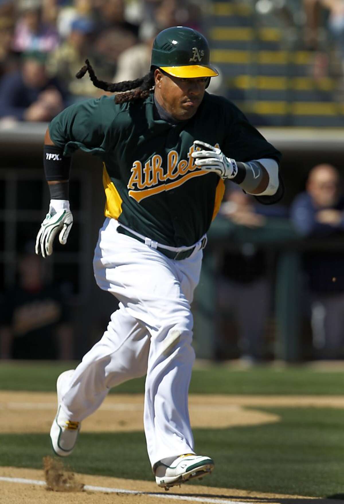Manny Ramirez 'feels great' after first A's at-bats
