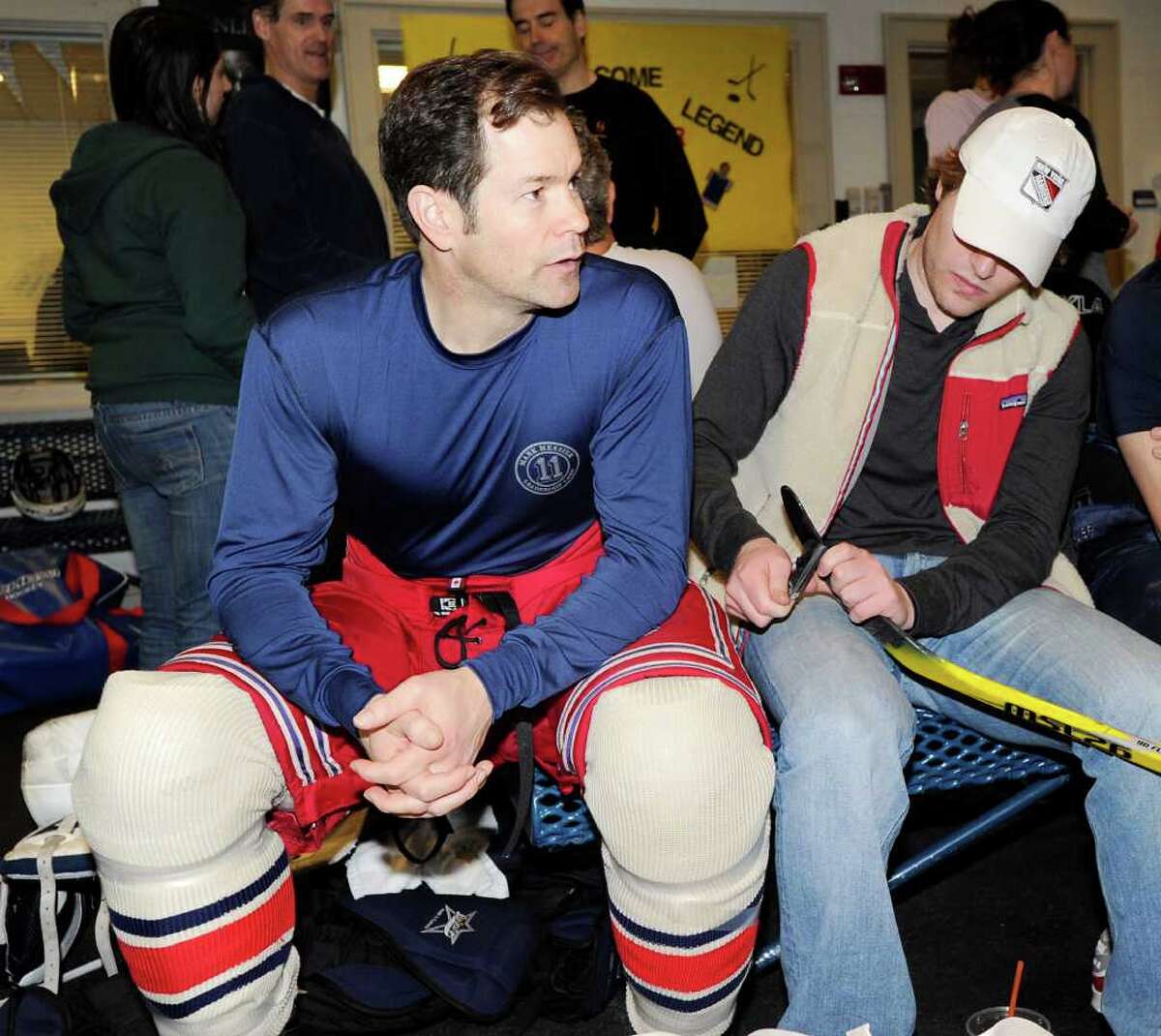 Former Ranger goalie Mike Richter shows his support at Boys & Girls ...