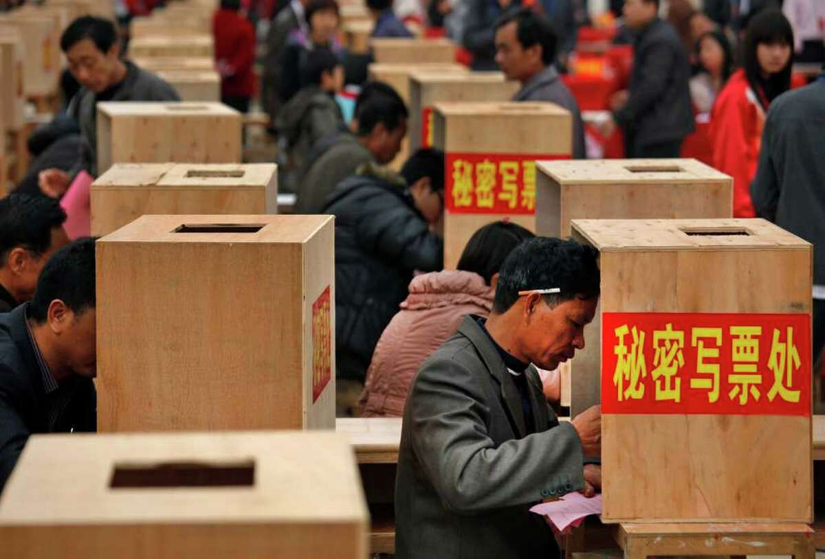 Protesters become leaders in China village vote