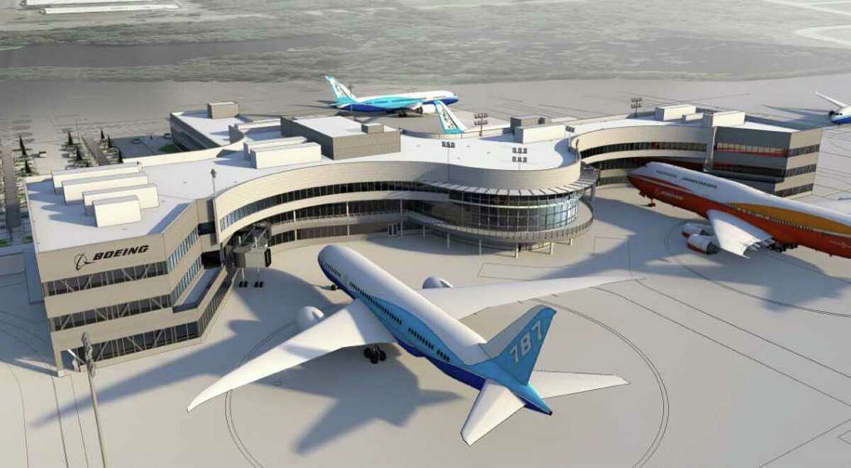 Boeing breaks ground on new delivery center