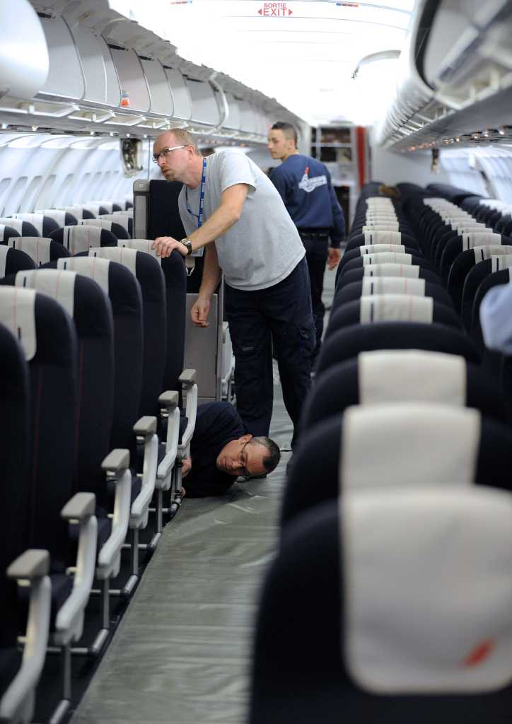 Airplane rows could get closer together