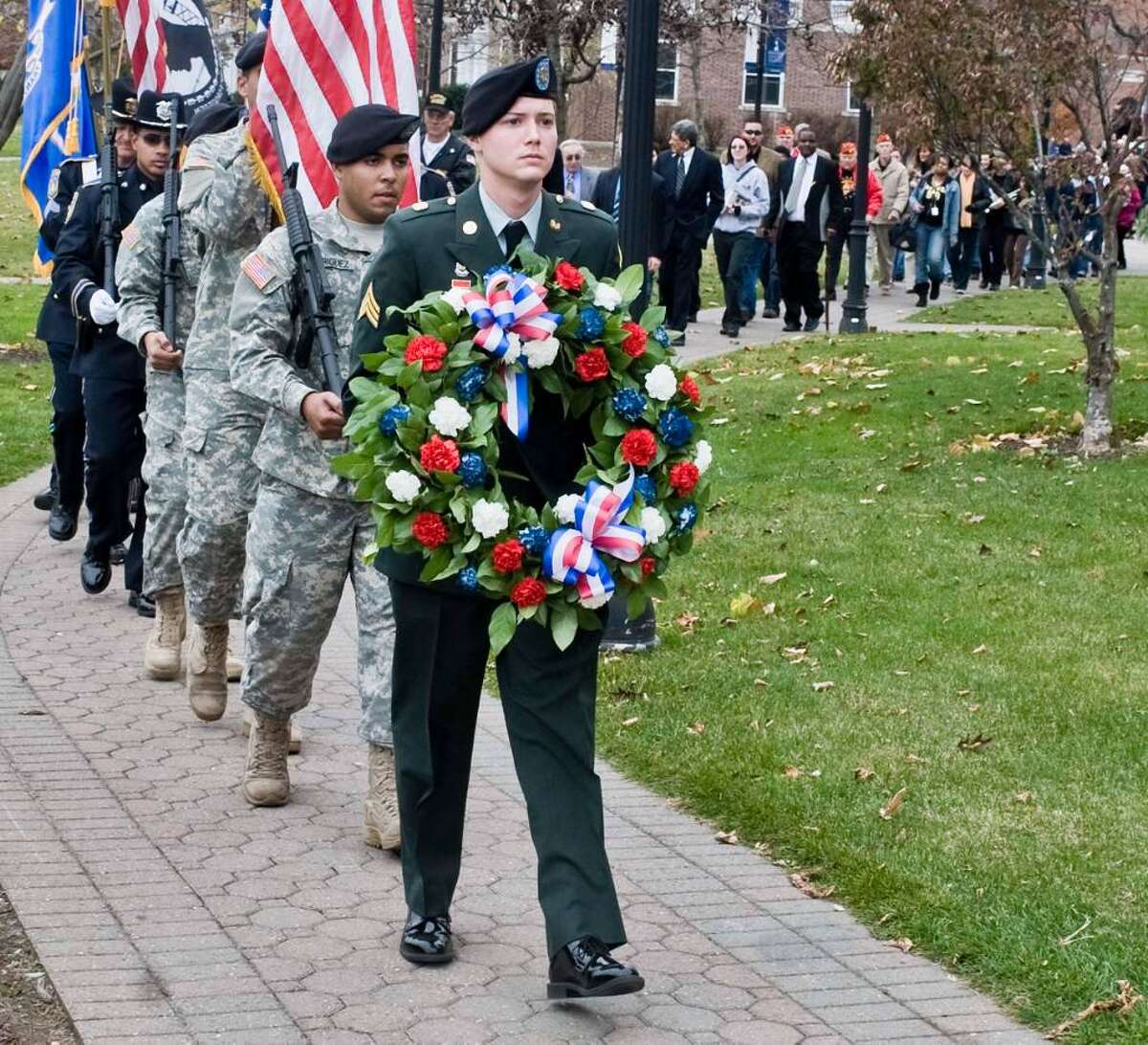 WestConn salutes veterans with music, new center