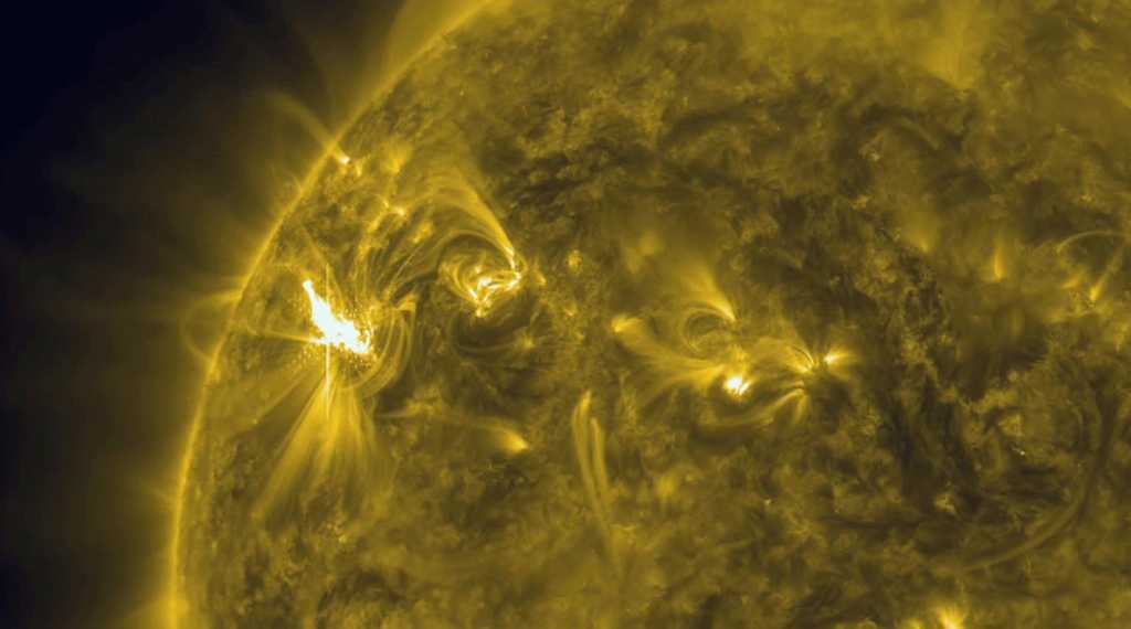 News of the world in photos: Solar flares