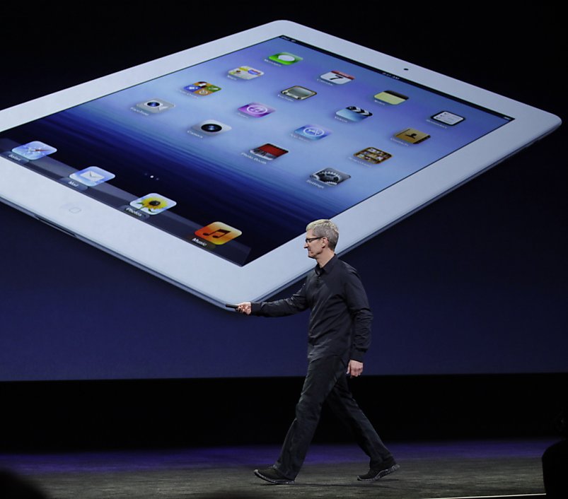 New iPad with brighter screen runs on 4G networks