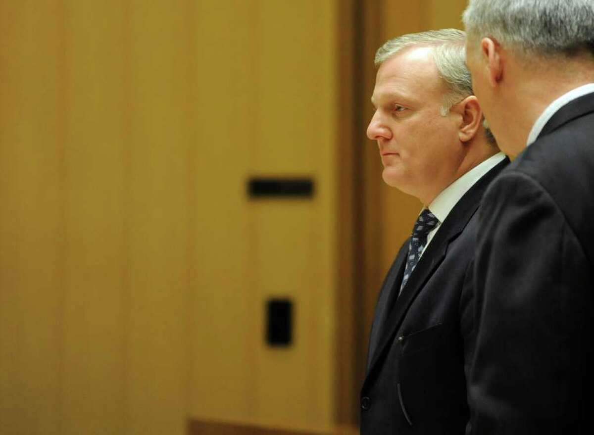 Darien banker pleads not guilty to hate crime charge