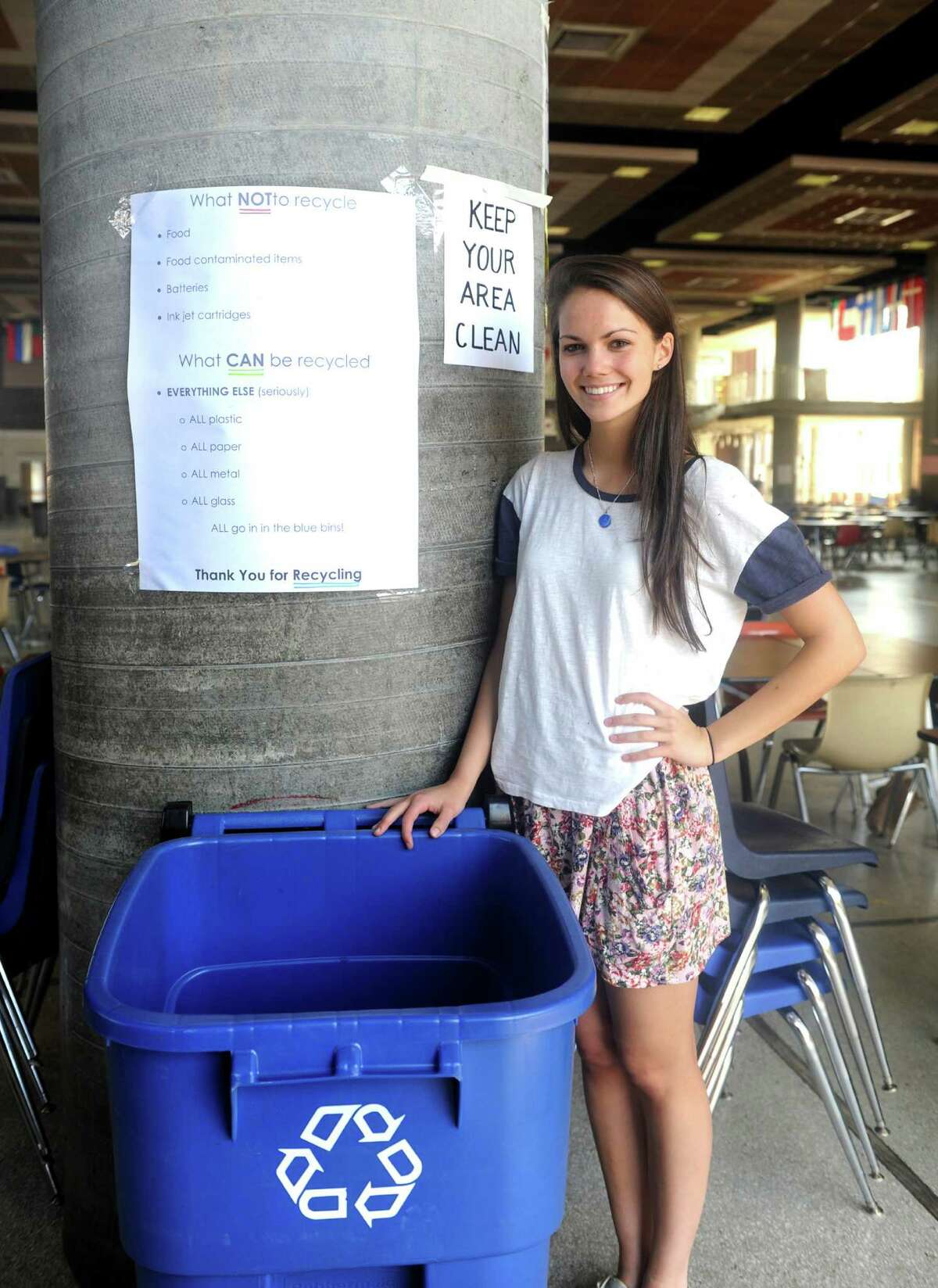 GHS student launches recycling initiative
