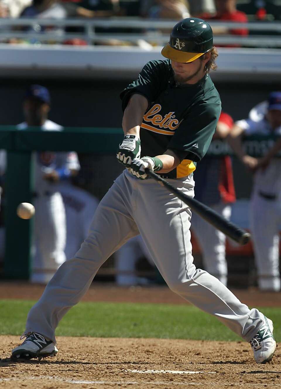 Dad's lesson for A's Josh Reddick: Never give up