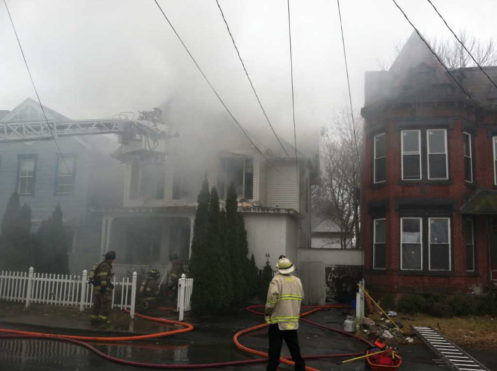 Troy fire began in basement