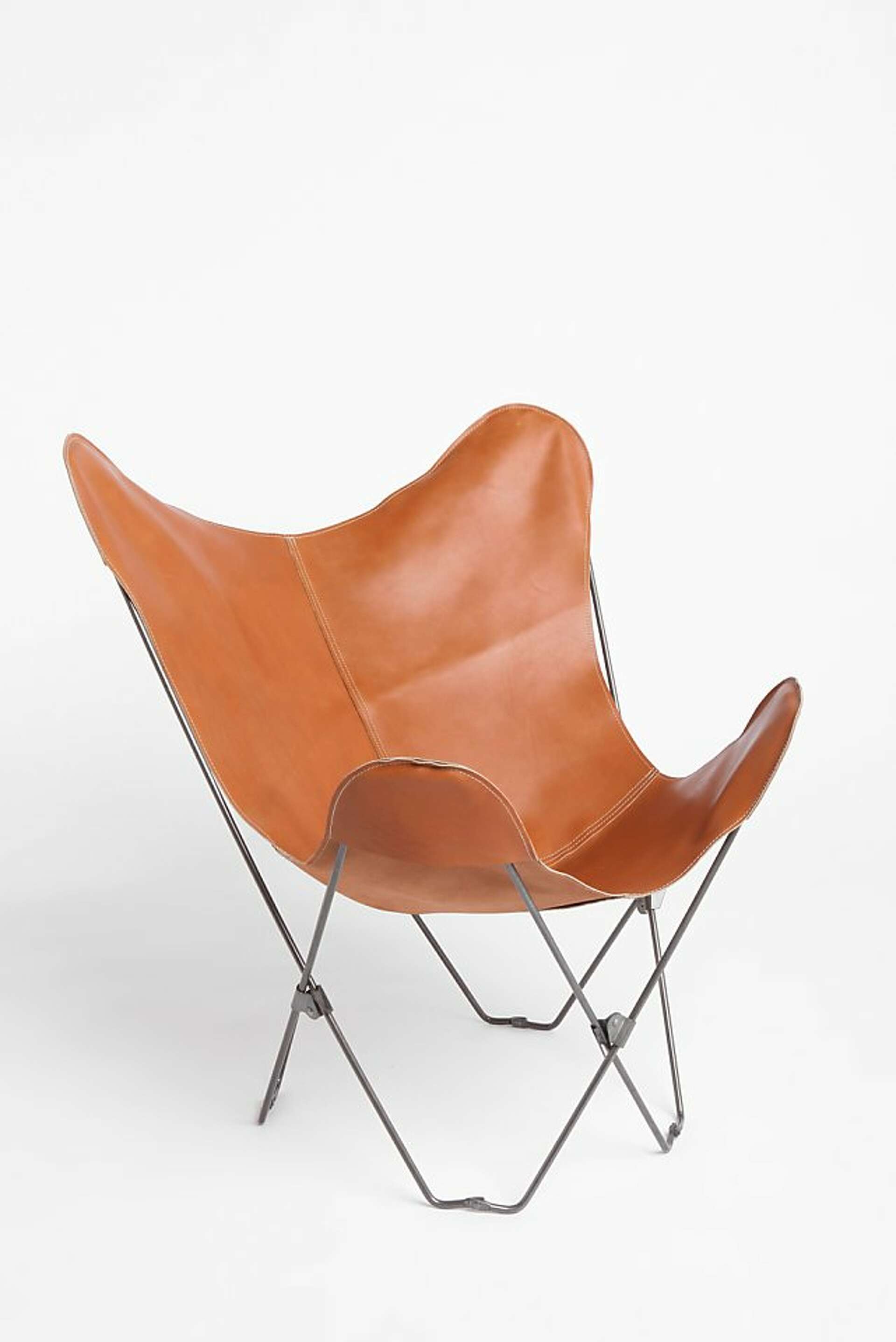 Leather butterfly chair returns