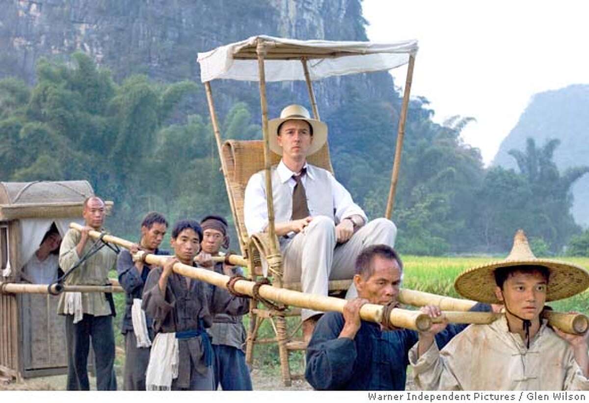 BEHIND THE VEIL / Edward Norton returns to China -- a country close to ...