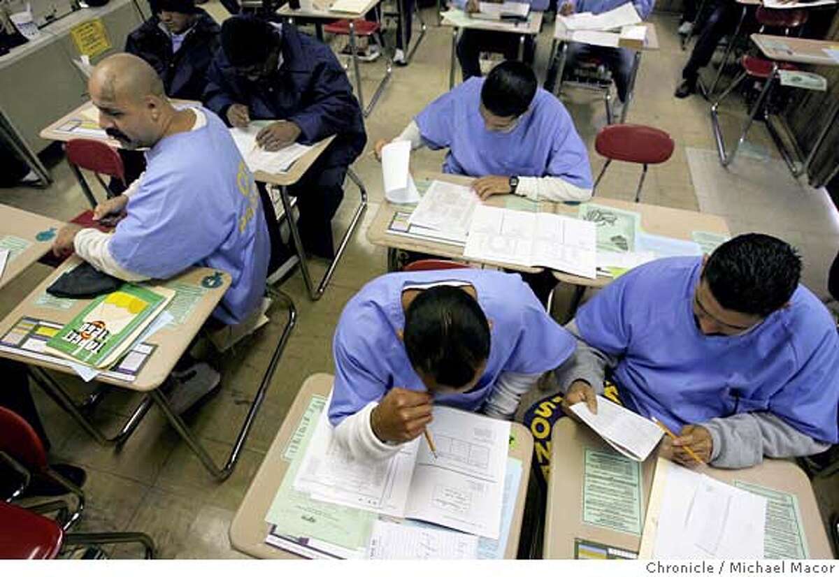 ILLITERACY REINFORCES PRISONERS' CAPTIVITY / State prisons are crowded ...