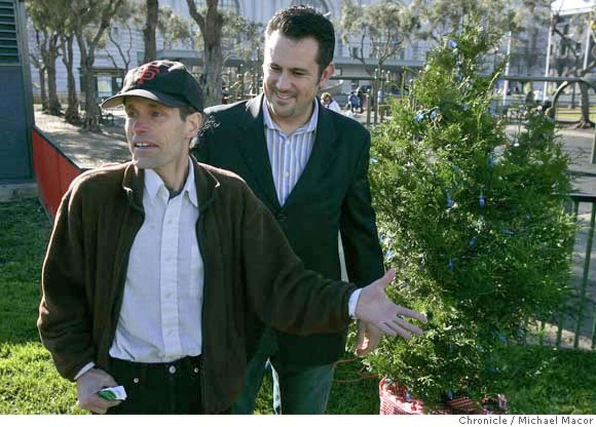 SAN FRANCISCO / THE GIVING TREE / Little evergreen stands in for stolen ...