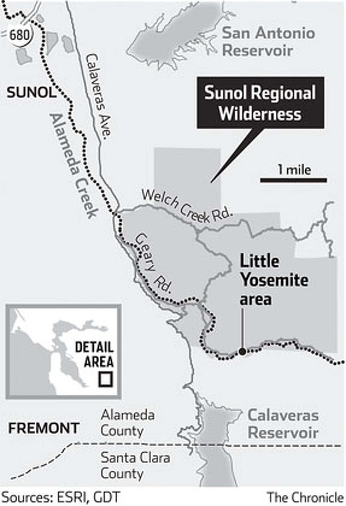 OUTDOORS / Several adventures in one spot / Sunol Regional Wilderness ...