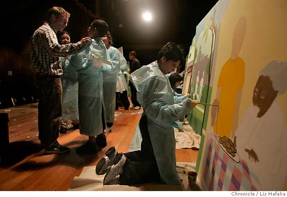 SPEAKING UP THROUGH ART / FINDING A VOICE: Middle schoolers' mural ...