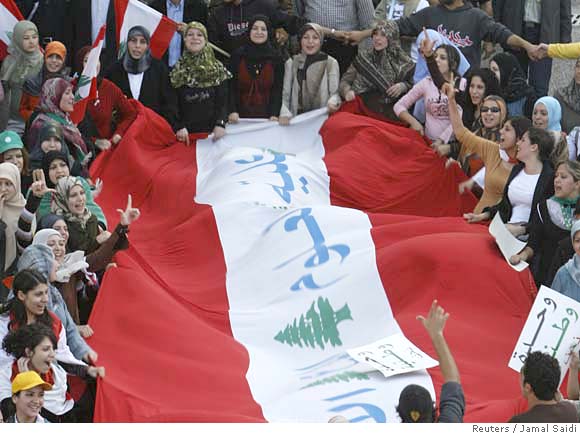 Anti-government march draws 1 million in Beirut